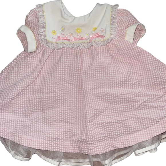 Baby Togs | Dresses | Vintage Baby Togs Infant Dress Pink White ...